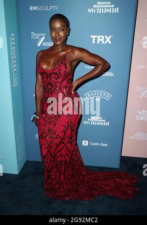 HOLLYWOOD, FLORIDA - JULY 23: Saje Nicole attends the Sports ...