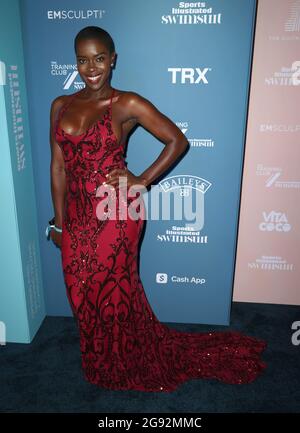 HOLLYWOOD, FLORIDA - JULY 23: Saje Nicole attends the Sports ...