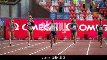 GATESHEAD, ENGLAND - JULY 13: Natalia Kaczmarek (POL) competing in the ...