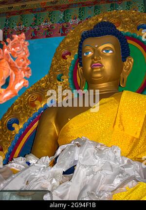 Golden Monastery from Arunachal Stock Photo - Alamy