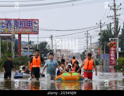 Xinxiang, Xinxiang City of central China's Henan Province. 26th July ...