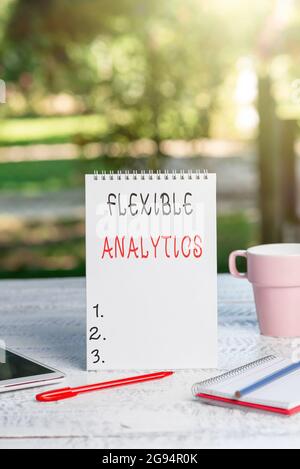 Writing displaying text Be Flexible, Business showcase able to be ...