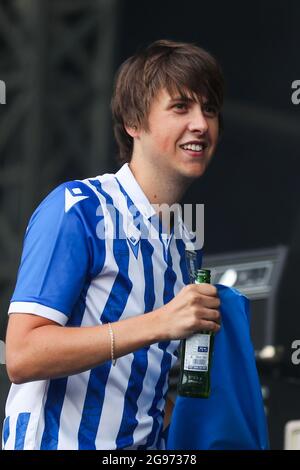 Brandon Crook of The Sherlocks performs on stage during Day Two of ...