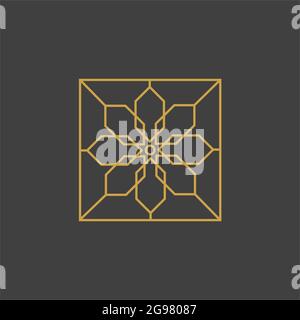 arabic ornamental round islamic symmetry print template background ...