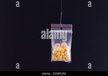 The Pharmaceutical Trap and Drug Addiction - Colored Pills or Tablets ...