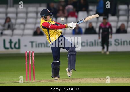 Michael Pepper in batting action for Essex during Essex Eagles vs ...