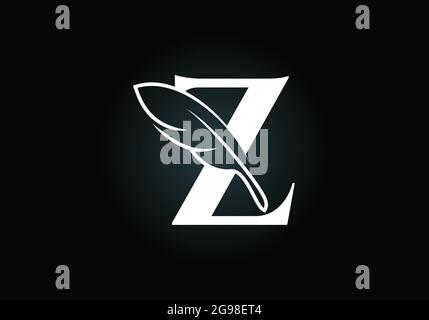 Initial L alphabet with a feather. Law firm icon sign symbol. Logo for ...