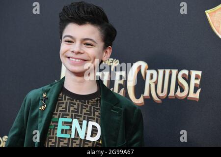 Raphael Alejandro arrives at Disney's JUNGLE CRUISE World Premiere held ...