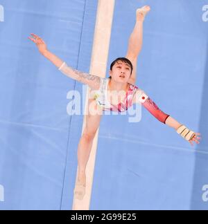 July 25, 2021: Urara Ashikawa of Japan during women's artistic ...