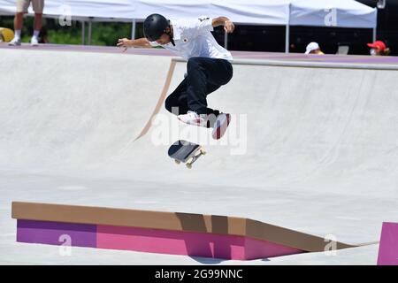 AOKI Yukito (JPN) competes during the Tokyo 2020 Olympic Games ...