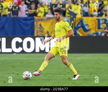 Nashville SC defender Eric Miller against the Seattle Sounders during ...