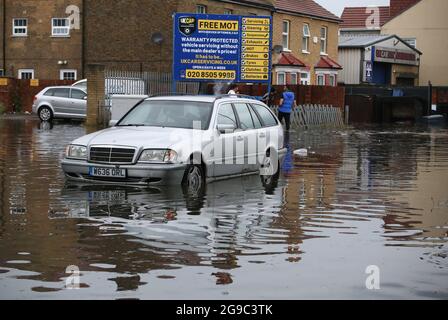 Police have declared a `major incident`in north-east London after heavy ...