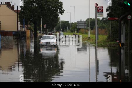Police have declared a `major incident`in north-east London after heavy ...