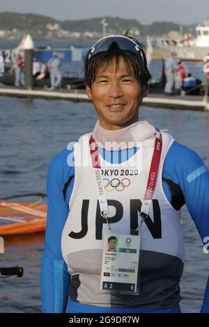 Kanagawa, Japan. 25th July, 2021. General view Sailing : Women's Laser ...