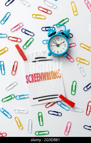 Handwriting text Screenwriting, Business approach the art and craft of ...
