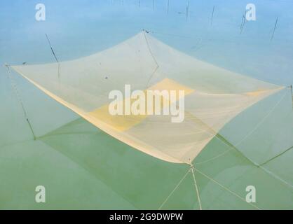 Nice fishing net in Hoi An town central Vietnam Stock Photo - Alamy