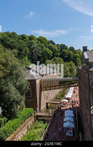 New Lanark village is a Enesco World Heritage Site, New Lanark ...