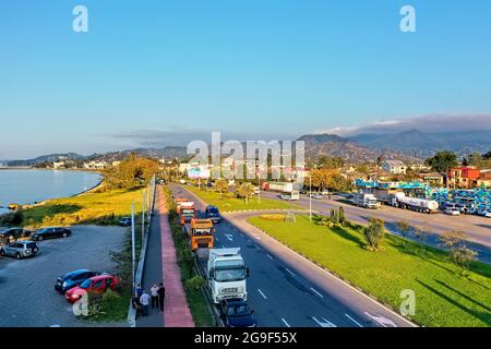 Batumi, Georgia - May 1, 2021: Fish Market Area by Drone Stock Photo ...