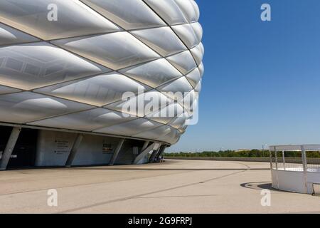 Munich, Germany - 08 26 2011: Allianz Arena stadium in Munich, Germany ...
