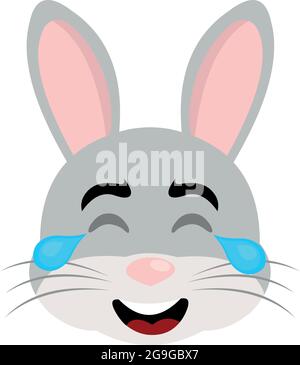 cartoon bunny rabbit crying Stock Vector Image & Art - Alamy
