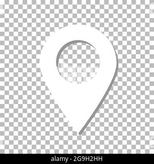Transparent Map Pin Icon