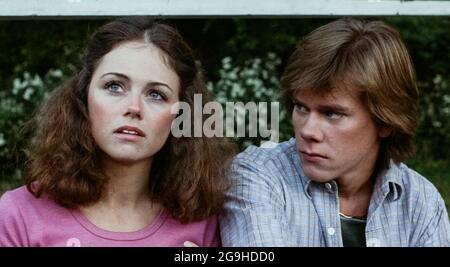 USA. Kevin Bacon and Jeannine Taylor in a scene from the (C)Paramount ...