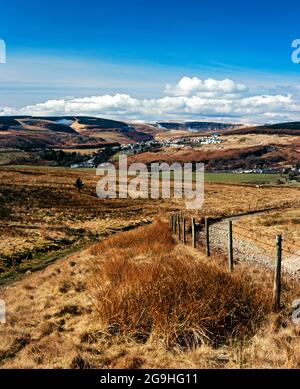 tylorstown rhondda fach valley south wales Stock Photo - Alamy