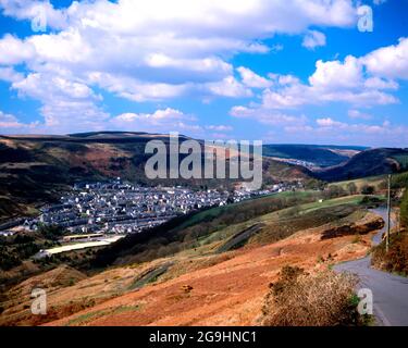 Ferndale, Rhondda Fach, South Wales Valleys Stock Photo - Alamy