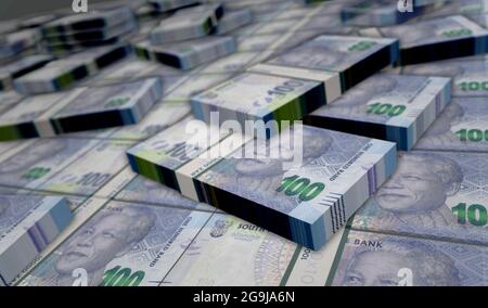 Stack of South African Rand Stock Photo - Alamy