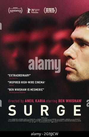 SURGE, poster, Ben Whishaw, 2020. © Filmrise /Courtesy Everett ...