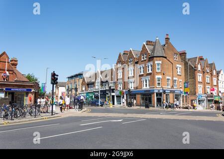 Southfields Underground Station London England UK Stock Photo - Alamy
