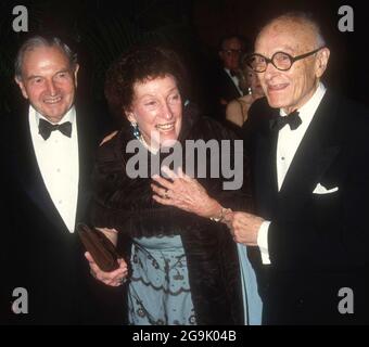 David Rockefeller, sister Abby Rockefeller and architect Phillip ...