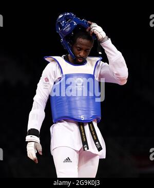 July 27, 2021: Hongyi sun from China and Vladislav Larin from RCO ...