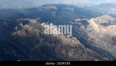 Aerial view of the Mount Giona region in Greece Stock Photo - Alamy
