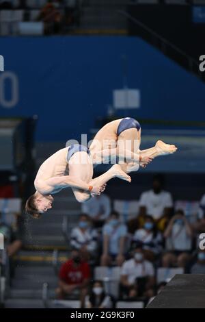 Thomas DALEY & Matty LEE (GBR), July 26, 2021. Diving - Men's ...