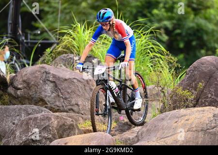French Pauline Ferrand Prevot pictured in action during the women final ...