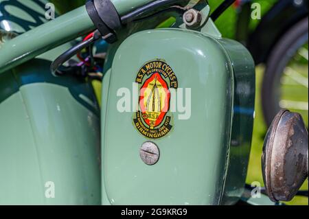 The 1955 D1 125cc BSA Bantam Motorcycle in original Mist Green colour ...