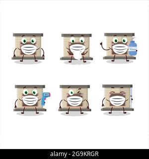 A healthy house fireplaces with fire cartoon style trying some tools on ...