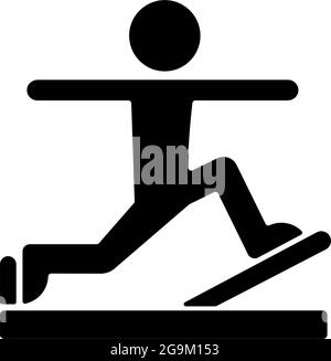 Pilates icon vector, filled flat sign, solid pictogram isolated on ...