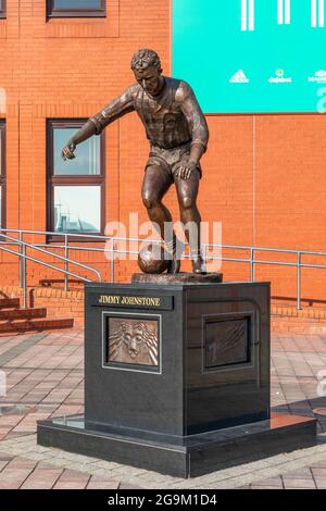 Jimmy (Jinky) Johnstone of "Lisbon Lions" fame has a statue dedicated ...