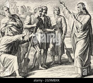 The first disciples of Jesus Stock Photo - Alamy