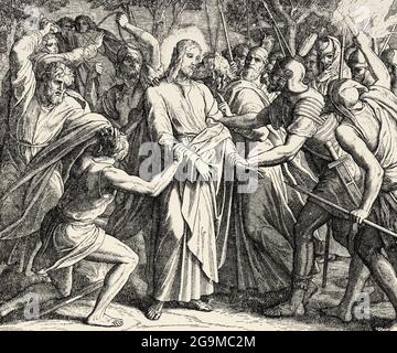 The arrest of Jesus Christ Stock Photo - Alamy