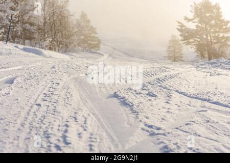 Beautiful view of the Stryn ski area in Norway Stock Photo - Alamy