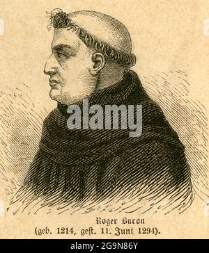 Roger Bacon, English Philosopher Stock Photo - Alamy