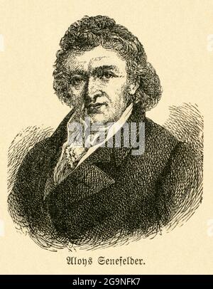 Alois Senefelder inventor of lithography Stock Photo - Alamy