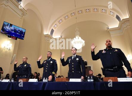 Former Metropolitan Police Officer Michael Fanone walks through the ...