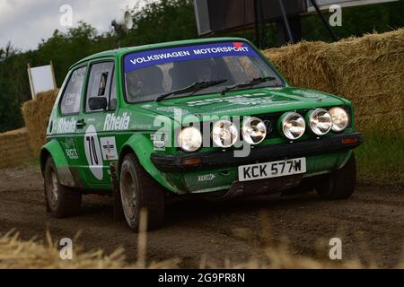 David Vardy, VW Rhella Golf Gti, Forest Rally Stage, Birth of Stage ...