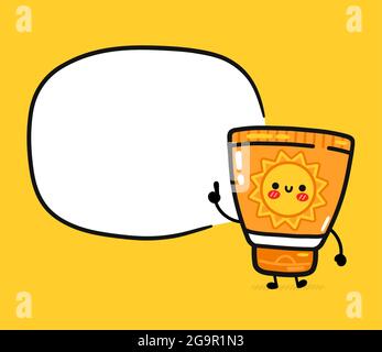 cartoon sun and cloud with speech bubble in grunge distressed retro ...