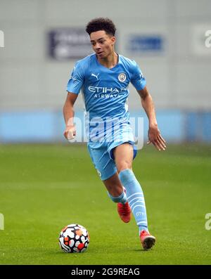 Manchester City's Sam Edozie during the pre-season friendly match at ...