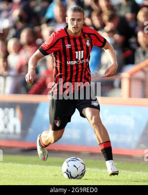 Bournemouth's Kyle Taylor during the pre-season match at the Vitality ...
